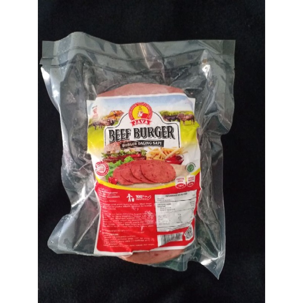 Jual Java beef Burger Isi 10 250gr | Shopee Indonesia