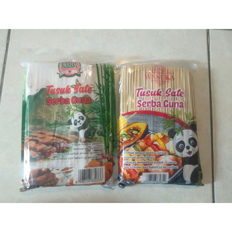 Jual TUSUK SATE BAMBU / TUSUKAN BUAT CILOK ( 1 pack isi 480pcs ...