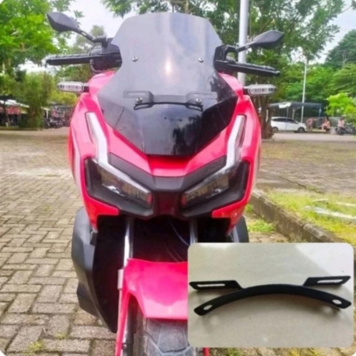 Jual Breket Dudukan Plat Nomor di windshield ADV 150 ADV 160 PCX150 PCX ...