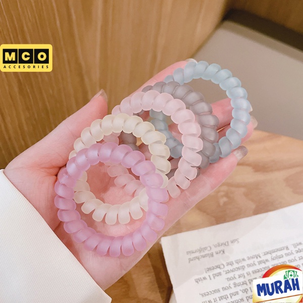 Jual Karet Rambut Spiral Kabel Candy Doff Ikat Rambut Wanita MCO AR100 ...