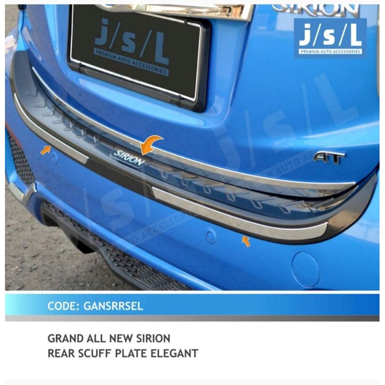 Jual REAR SCUFF PLATE SILL PLATE BELAKANG GAN SIRION MODEL ELEGANT JSL ...