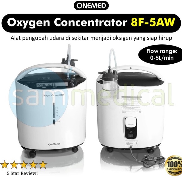 Jual One Med Yuwell Oxygen Concentrator 8F-5AW / Mesin Penghasil ...