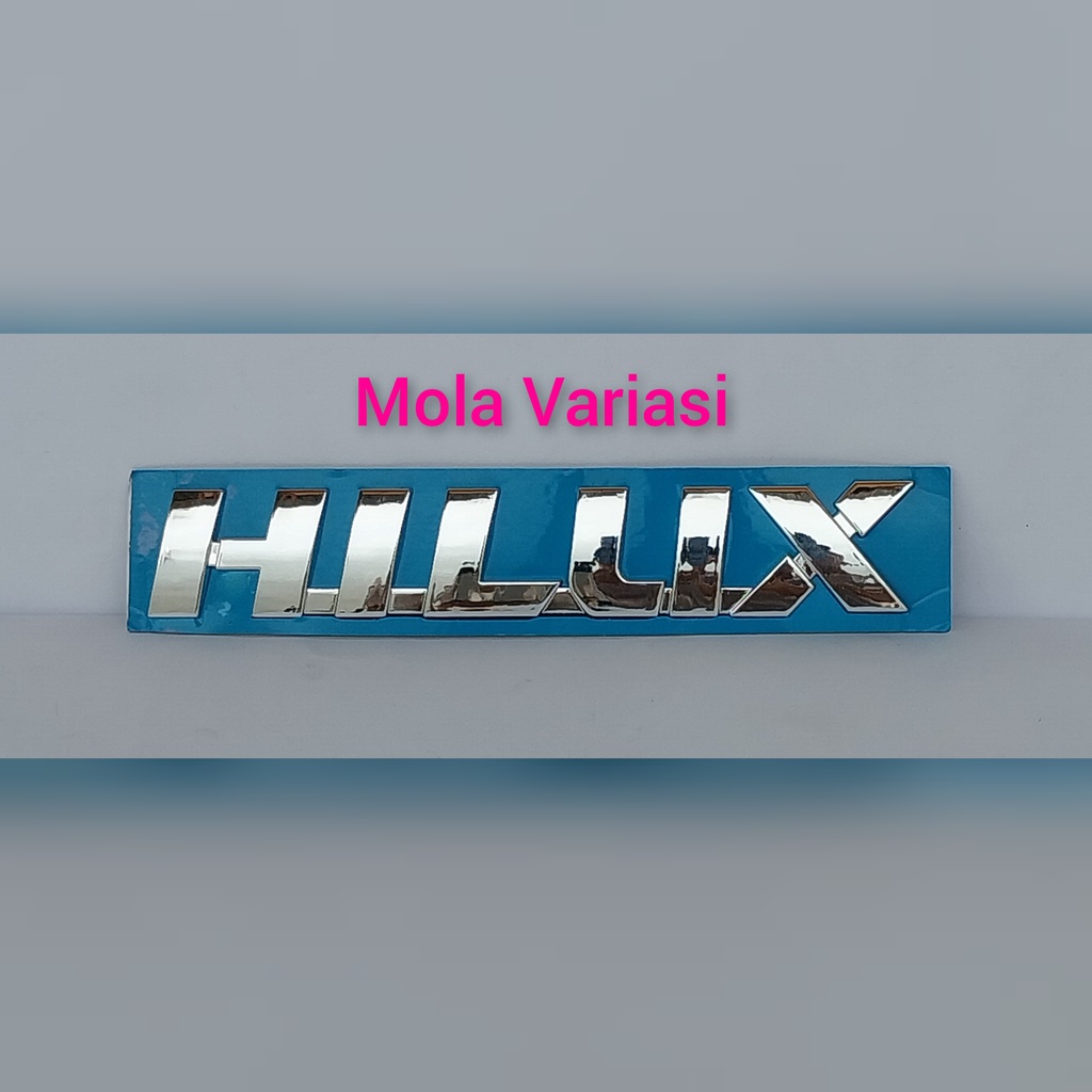 Jual Emblem Hilux Logo Hilux Toyota Stiker Hilux Toyota Chrome | Shopee ...