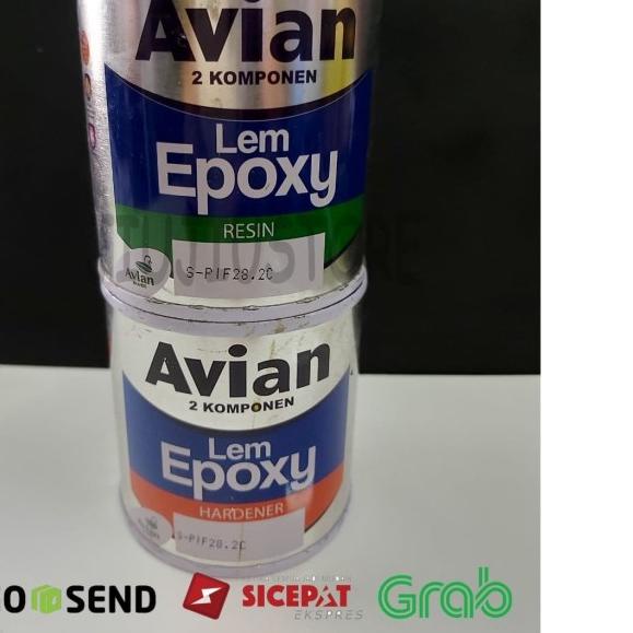 Jual LEM EPOXY AVIAN 2 KOMPONEN HARDENER dan RESIN | Shopee Indonesia