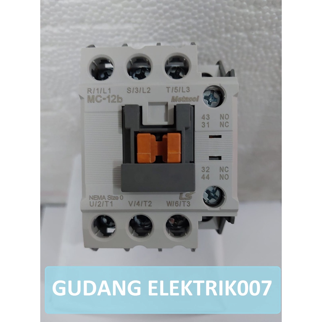 Jual Kontaktor / Contactor Metasol MC-12B 3P 22AF 220V AC LS Electric ...
