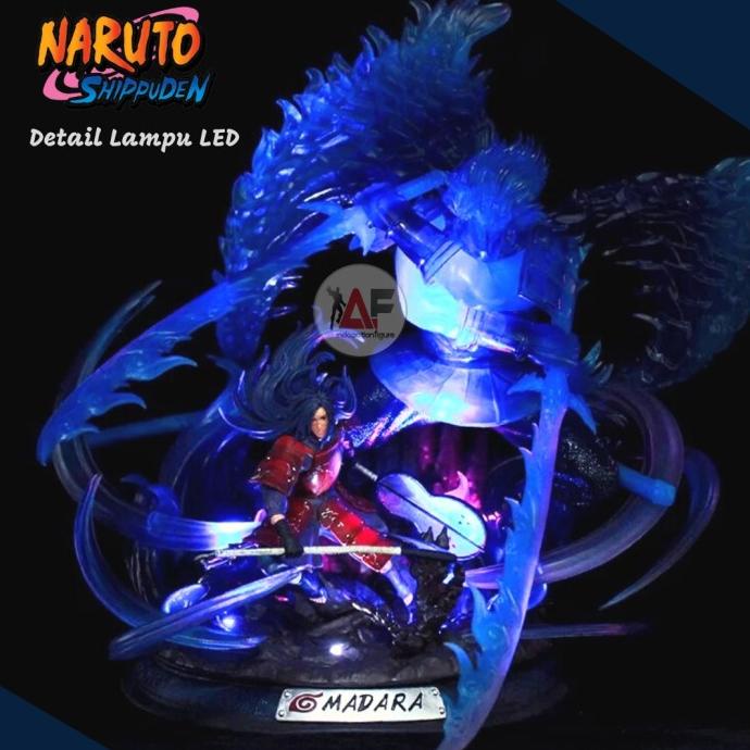 Jual SUPER RARE statue Uchiha Madara perfect Susanoo with LED premium ...