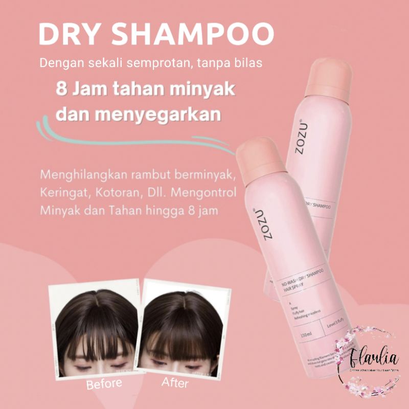 Jual Dry Shampoo Mengatasi Rambut Lepek Dengan Sekali Semprotan Tanpa ...
