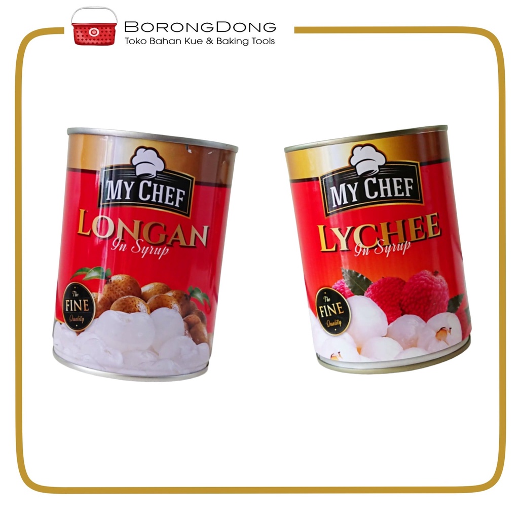 Jual MY CHEF Longan / Lychee - Buah Kaleng | Shopee Indonesia