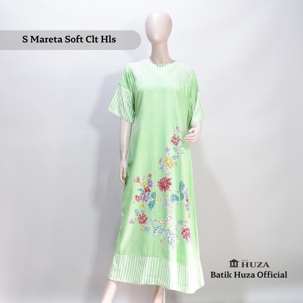 Jual Batik Huza Daster Panjang S Mareta Soft Clt | Shopee Indonesia