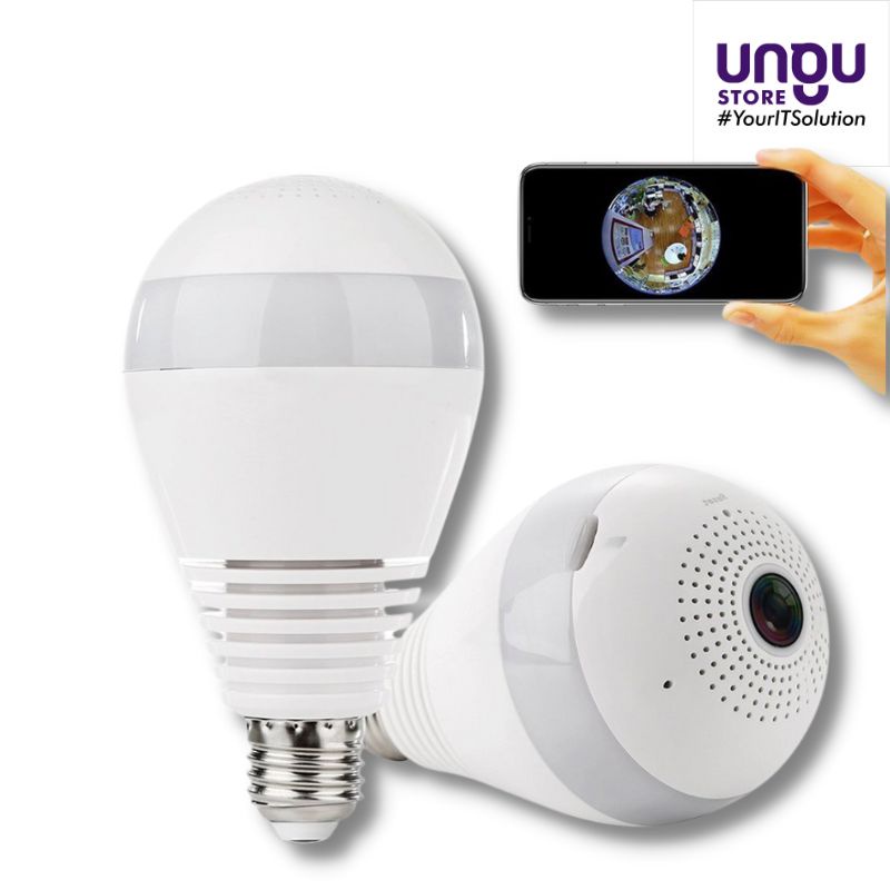 Jual IP Camera Lampu Eyesec V8 Camera CCTV Bohlam 3MP Lampu Camera Wifi ...