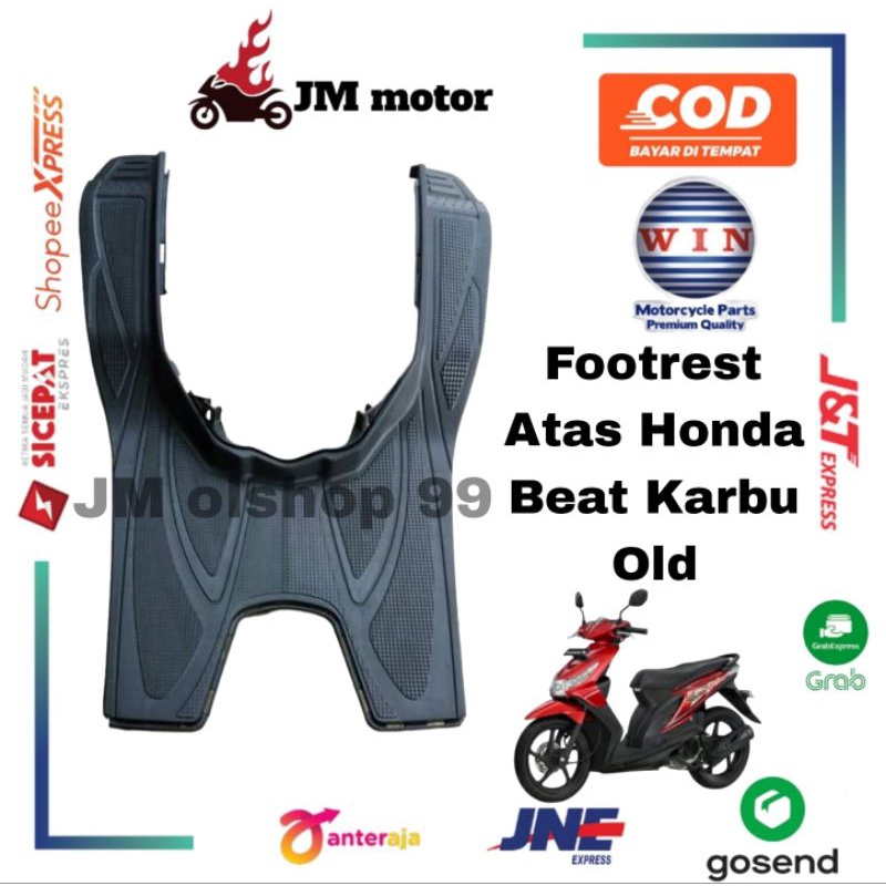 Jual Lantai Atas Pijakan Kaki Footrest Atas Honda Beat Karbu Old Keyless Dek Atas Kaki | Shopee ...