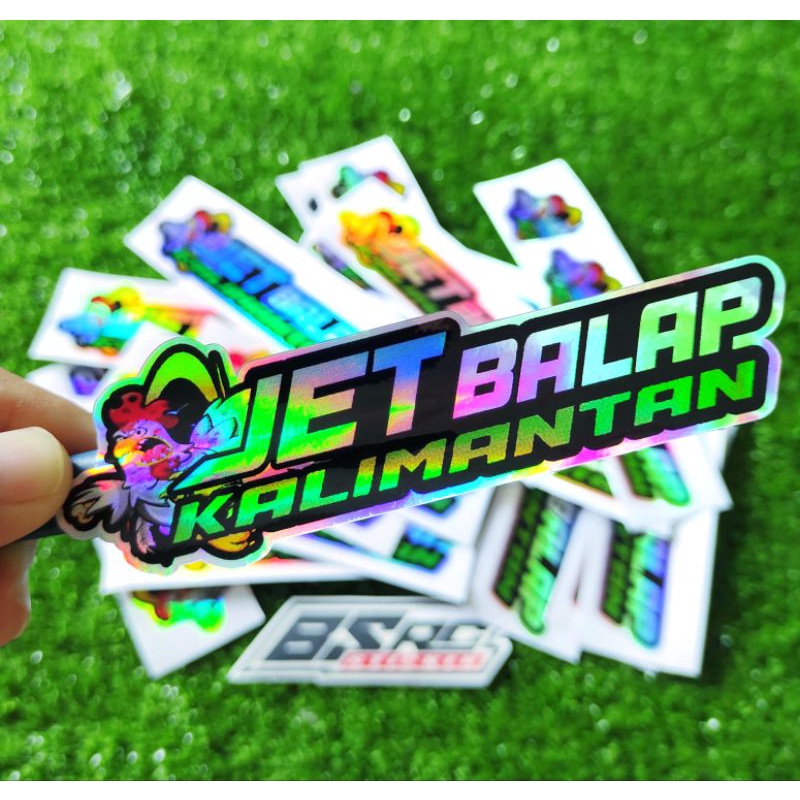 Jual sticker jet balap kalimantan HOLOGRAM | Shopee Indonesia