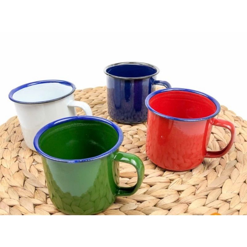 Jual Mug Jadul gelas vintage cangkir enamel jadul seng bribik props ...
