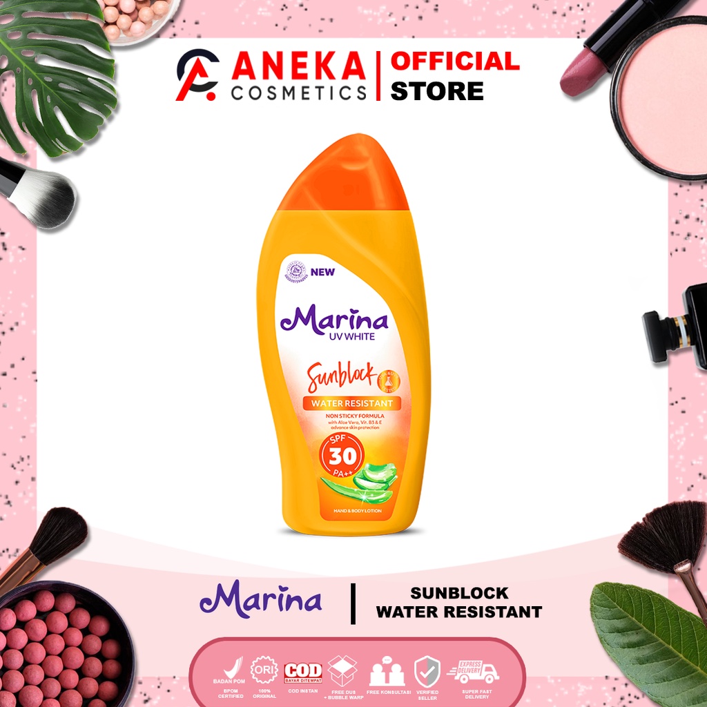 Jual MARINA UV White Sunblock SPF 30 | Shopee Indonesia