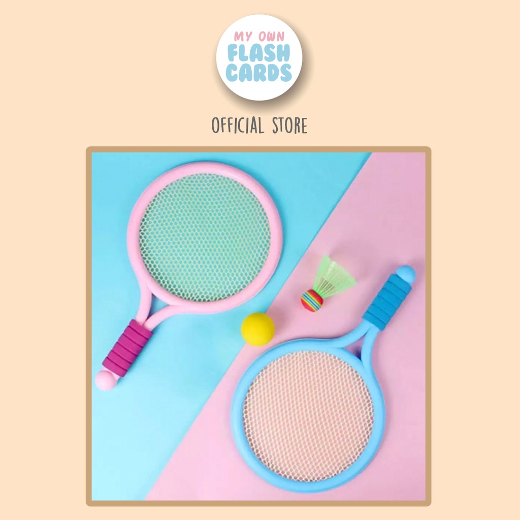 Jual Raket Anak Mini dengan Bola EVA dan Kok Karet untuk Tenis dan ...