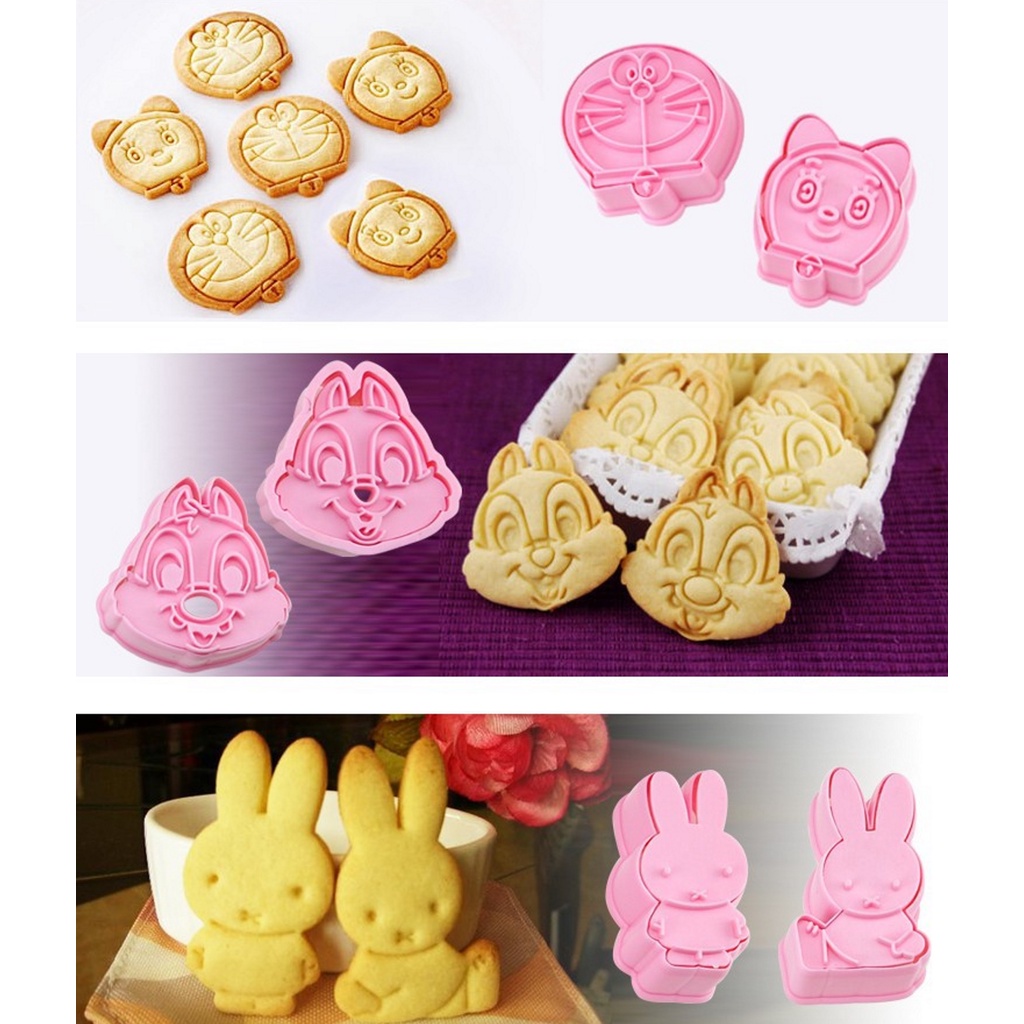 Jual [LOGU] Cetakan cookies biskuit roti lucu anak, Cookies mould ...