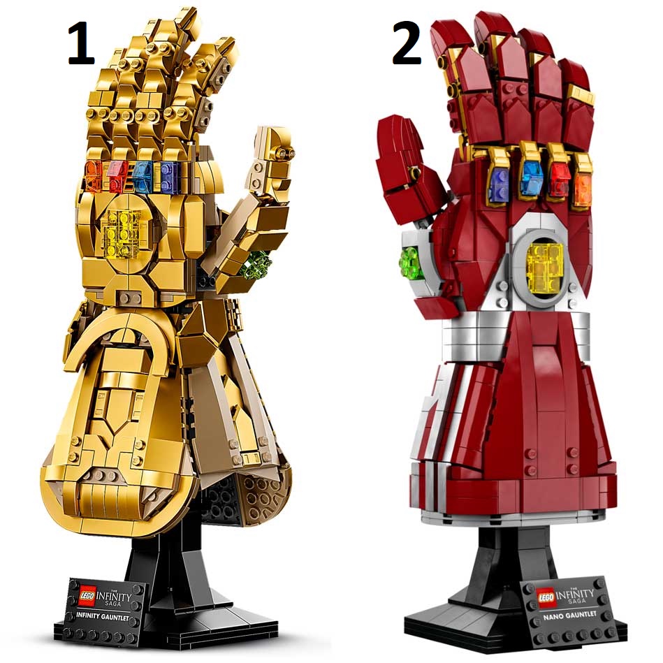 Jual Marvel Infinity Stone Hulk Nano Red Thanos Gold Gauntlet 76191 ...