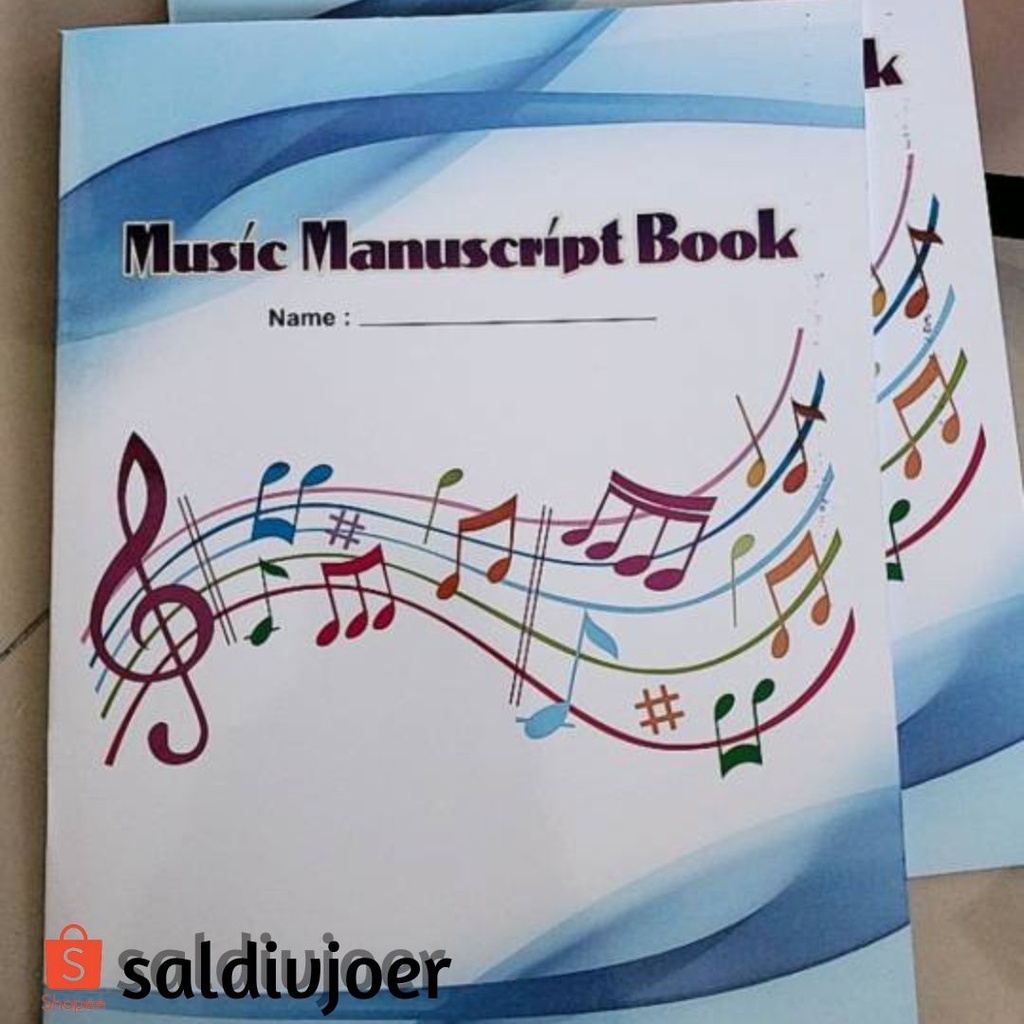 Jual Buku tulis musik garis lima / buku garis paranada / manuscript ...