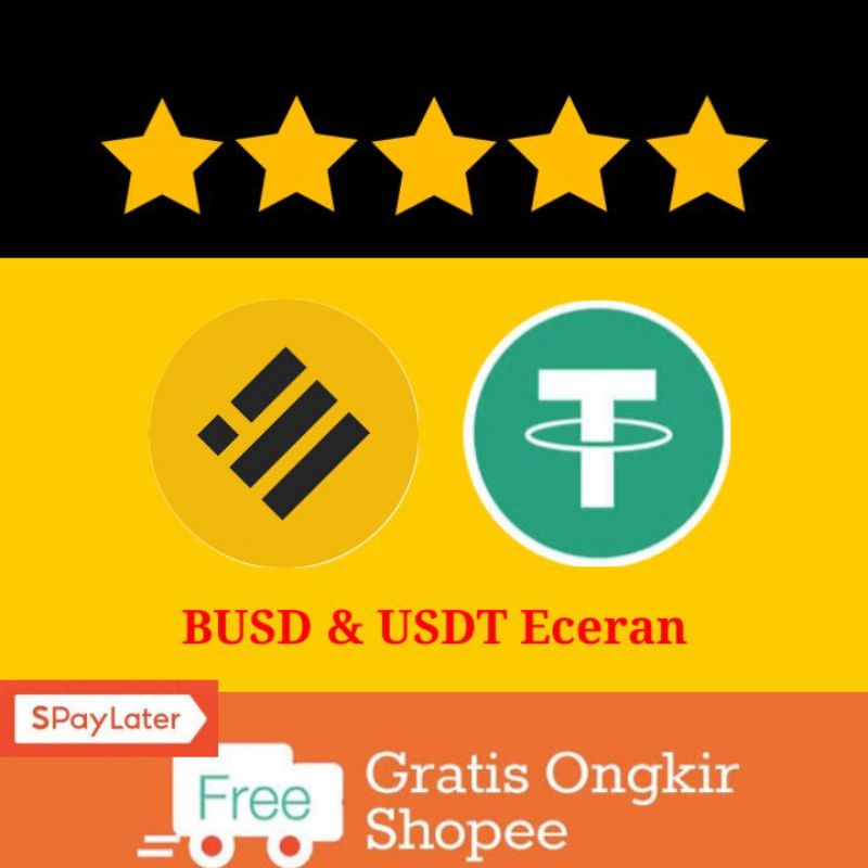 Jual Fee software USDT dan BUSD eceran | Shopee Indonesia