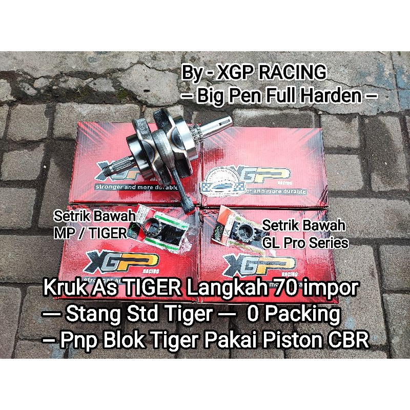Jual Kruk As As Kruk TIGER MEGAPRO Langkah 70 mm Import XGP RACING ...