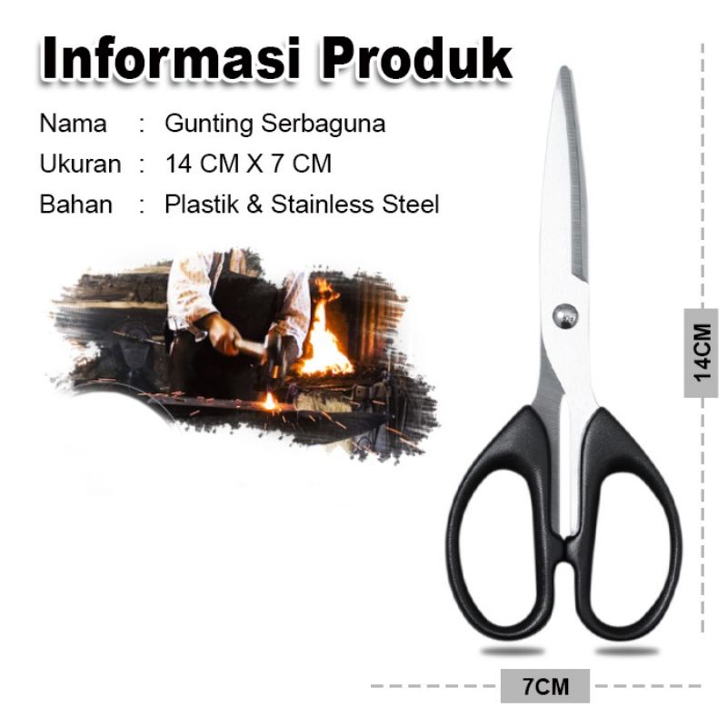 Jual Gunting Stainless Gunting Kertas Pemotong Kertas Gunting Serbaguna ...