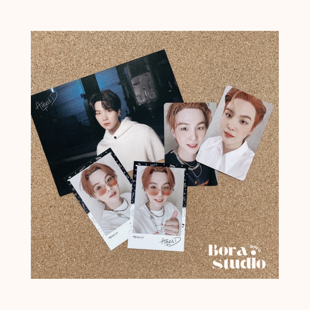 Jual Fanmade SUGA Birthday Kit Photocard Set 2022 | Shopee Indonesia