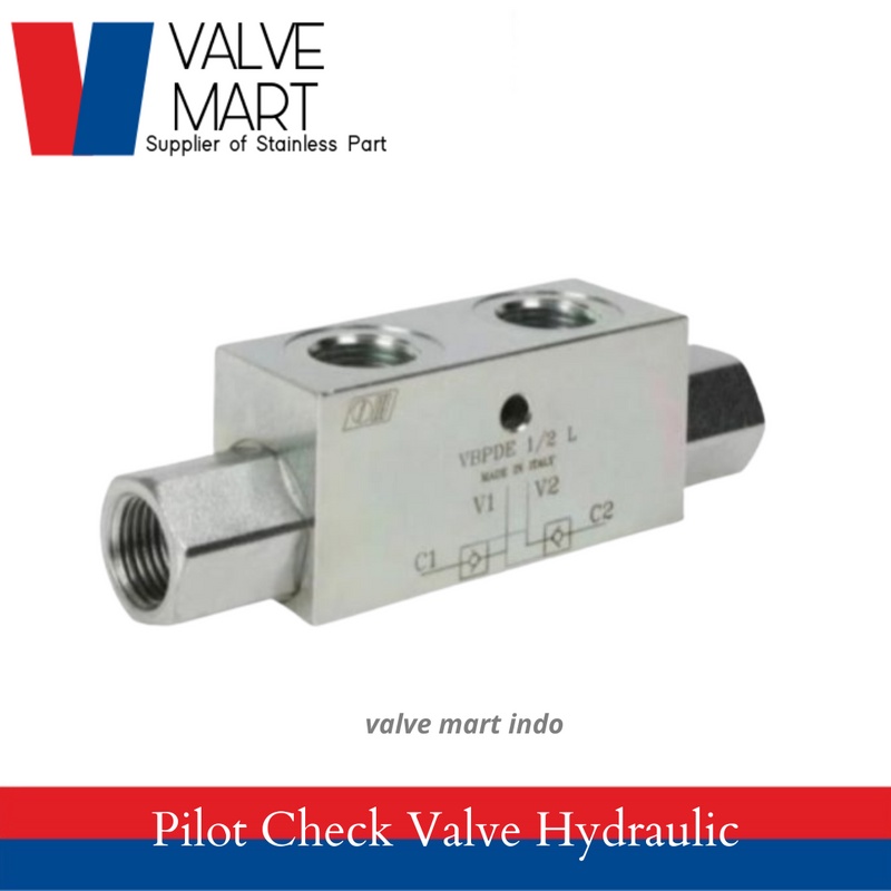 Jual 3/4" INCH PILOT CHECK VALVE HIDROLIK HIGH PRESSURE | Shopee Indonesia
