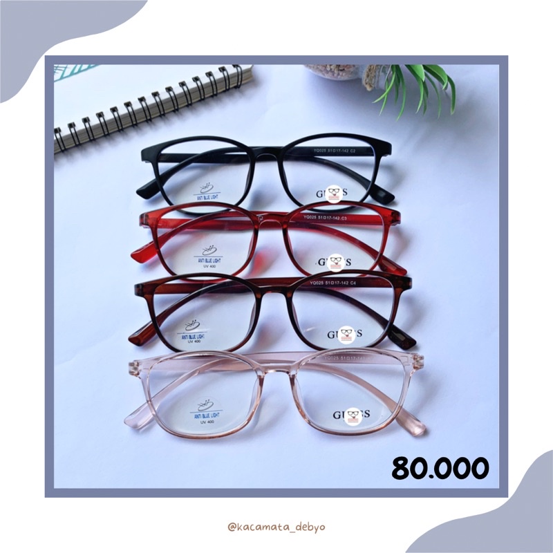 Jual Frame/Bingkai Kacamata Kotak Bisa Untuk Cewek atau Cowok/Frame ...
