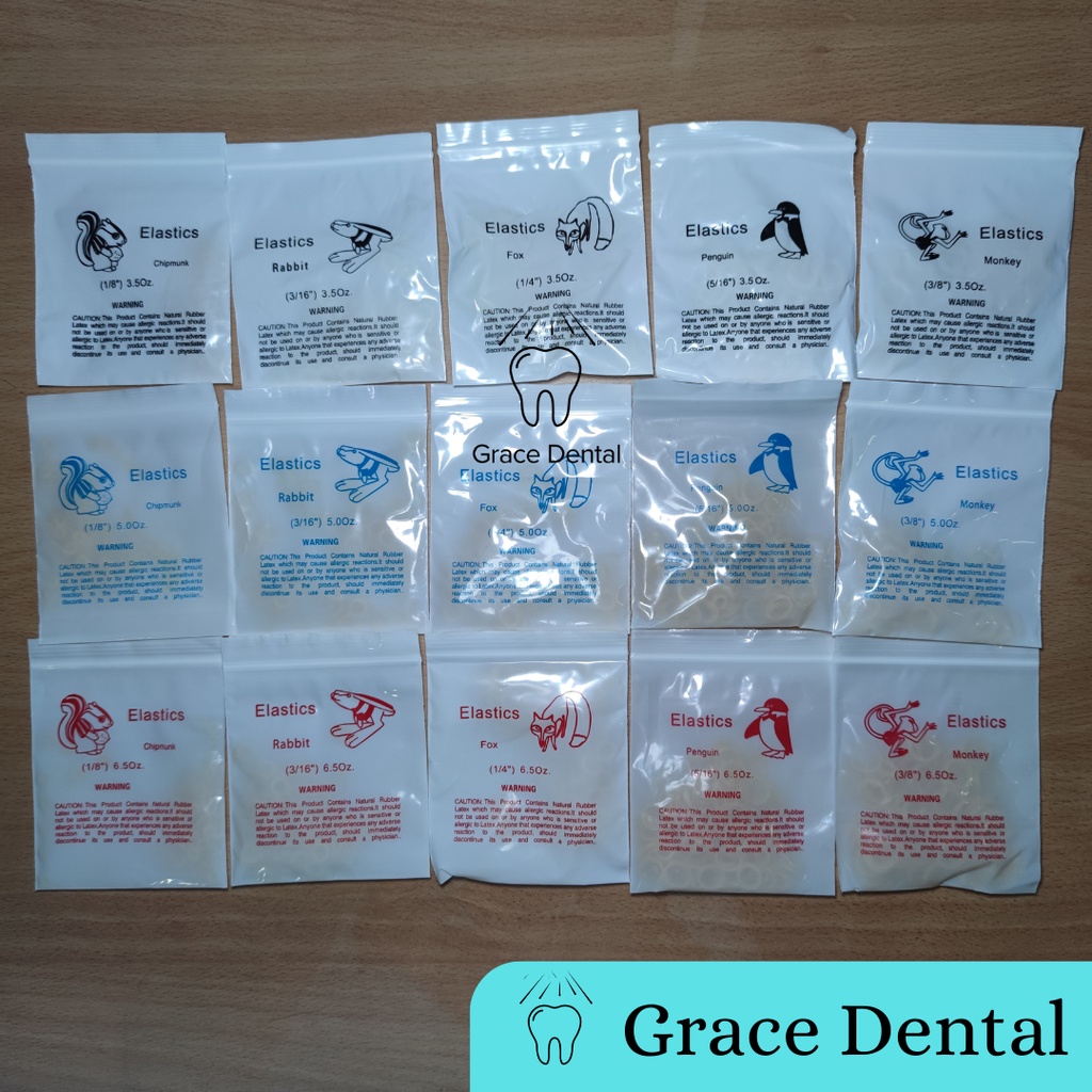 Jual Karet Elastik Ortho Behel / Dental Elastic Rubber Band | Shopee ...