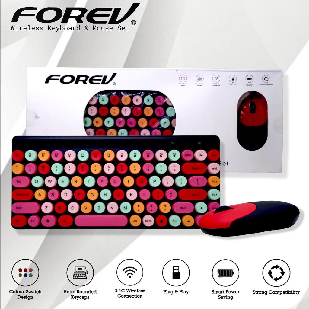 Jual Keyboard Wireless Forev FV-W10 | Shopee Indonesia