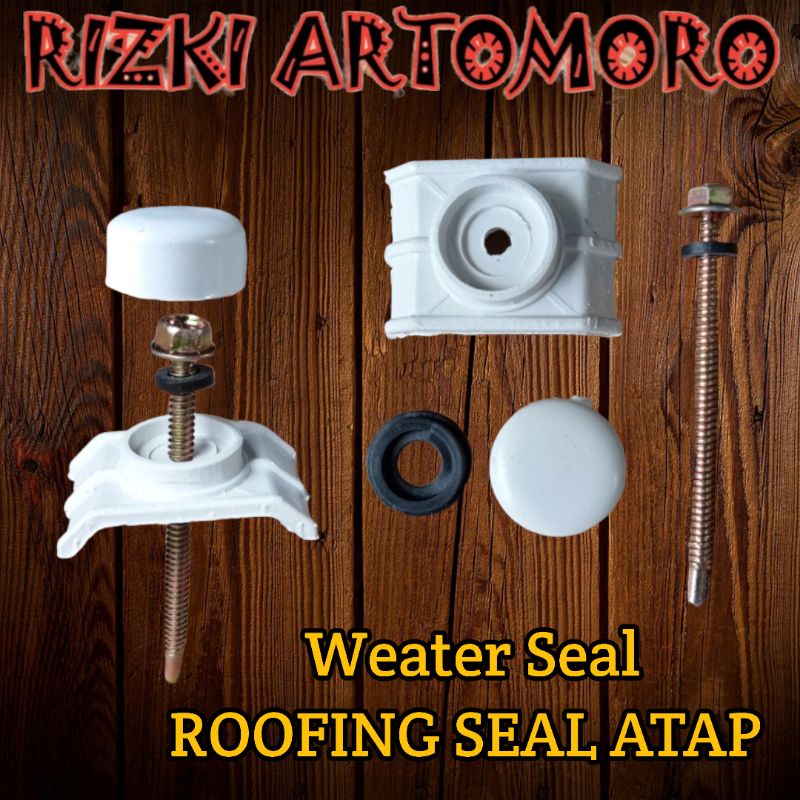 Jual Baut model alderon Weater atap Upvc Roofseal persegi free karet ...