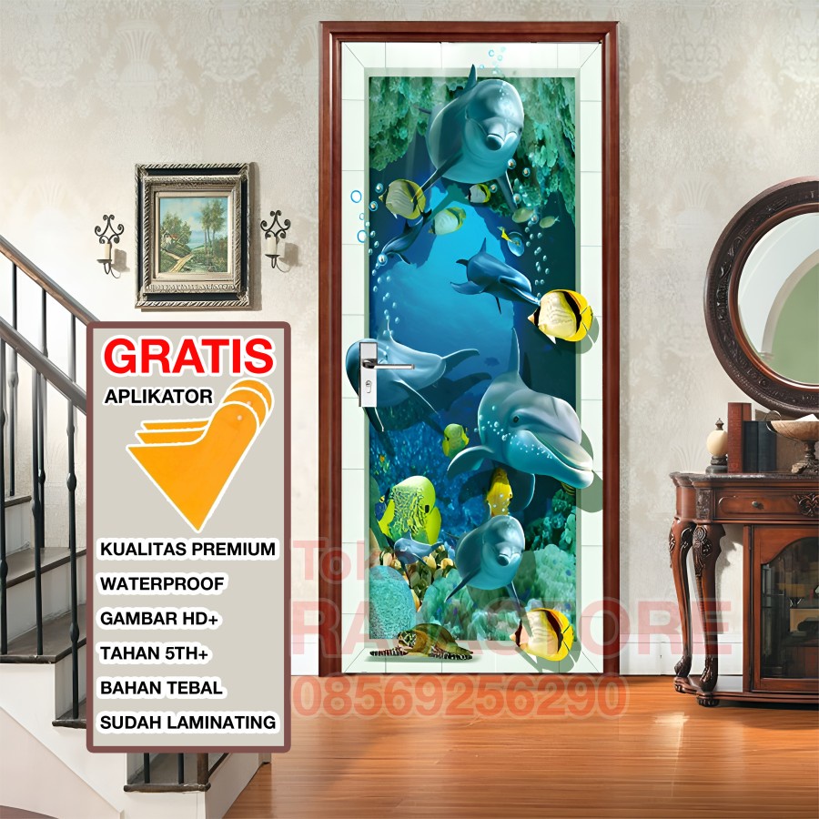 Jual STIKER PINTU / Stiker Pintu Kamar Tidur / Stiker Pintu Kaca ...