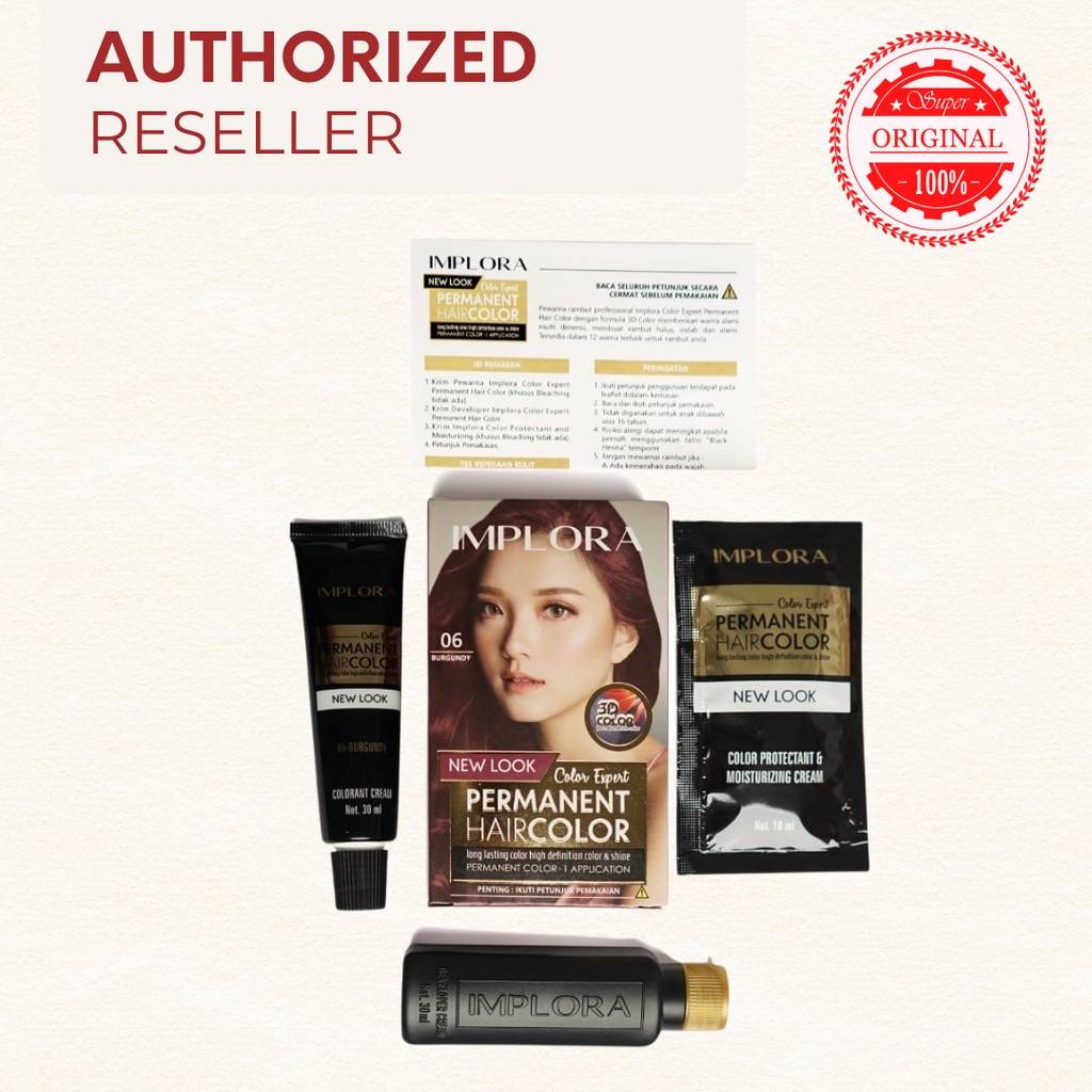 Jual Implora Hair Color Burgundy | Cat Rambut Untuk Wanita 100% ...