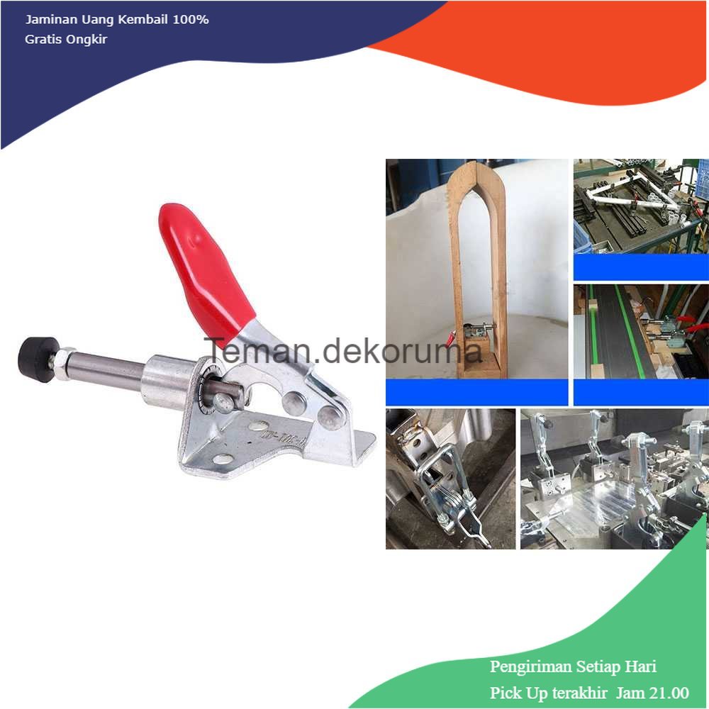 Jual TD - PR2 DA LI SHI Penjepit Kayu Heavy Duty Quick Release Push ...