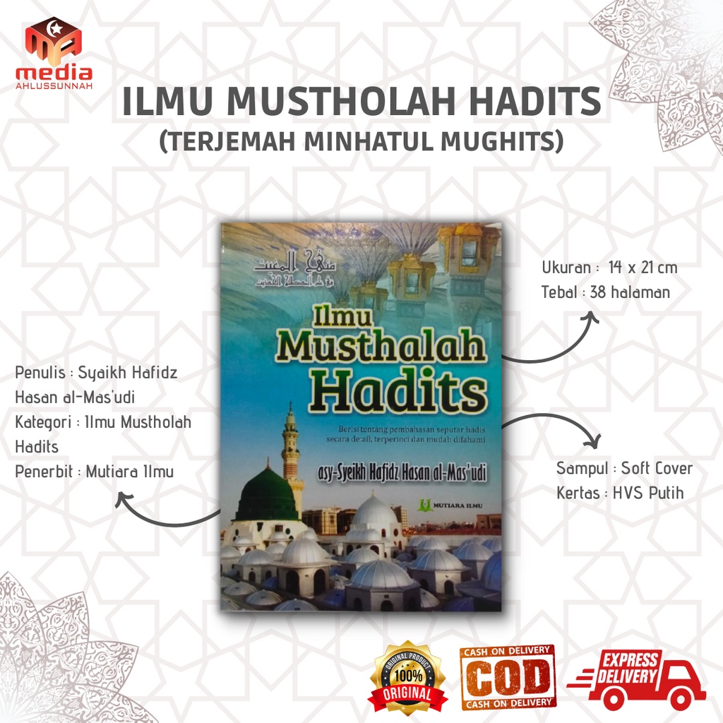 Jual ILMU MUSTHOLAH HADIS / Terjemah Minhatul Mughis / Penerbit Mutiara ...