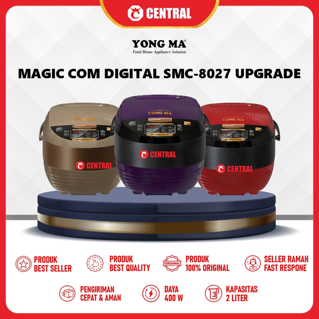Jual MAGIC COM YONGMA SMC - 8027 / SMC8027 / SMC 8027 UPGRADE DIGITAL ...