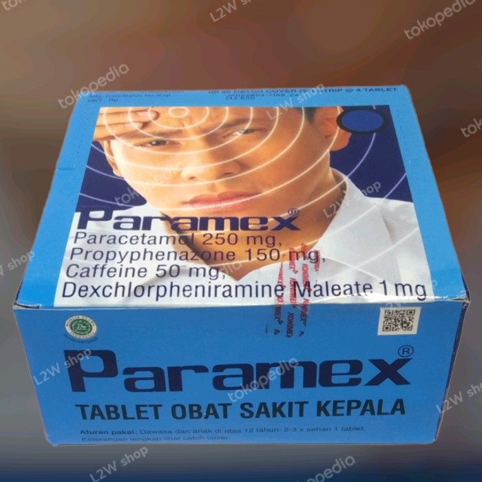 Jual Paramex Sakit Kepala Box 50 Strip | Shopee Indonesia