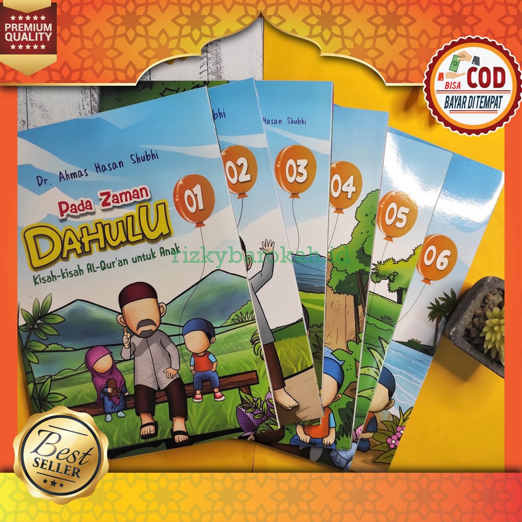 Jual Original Paket 6 Buku Komplit Pada Zaman Dahulu Jilid 1 2 3 4 5 6 Kisah-kisah Al-Quran ...