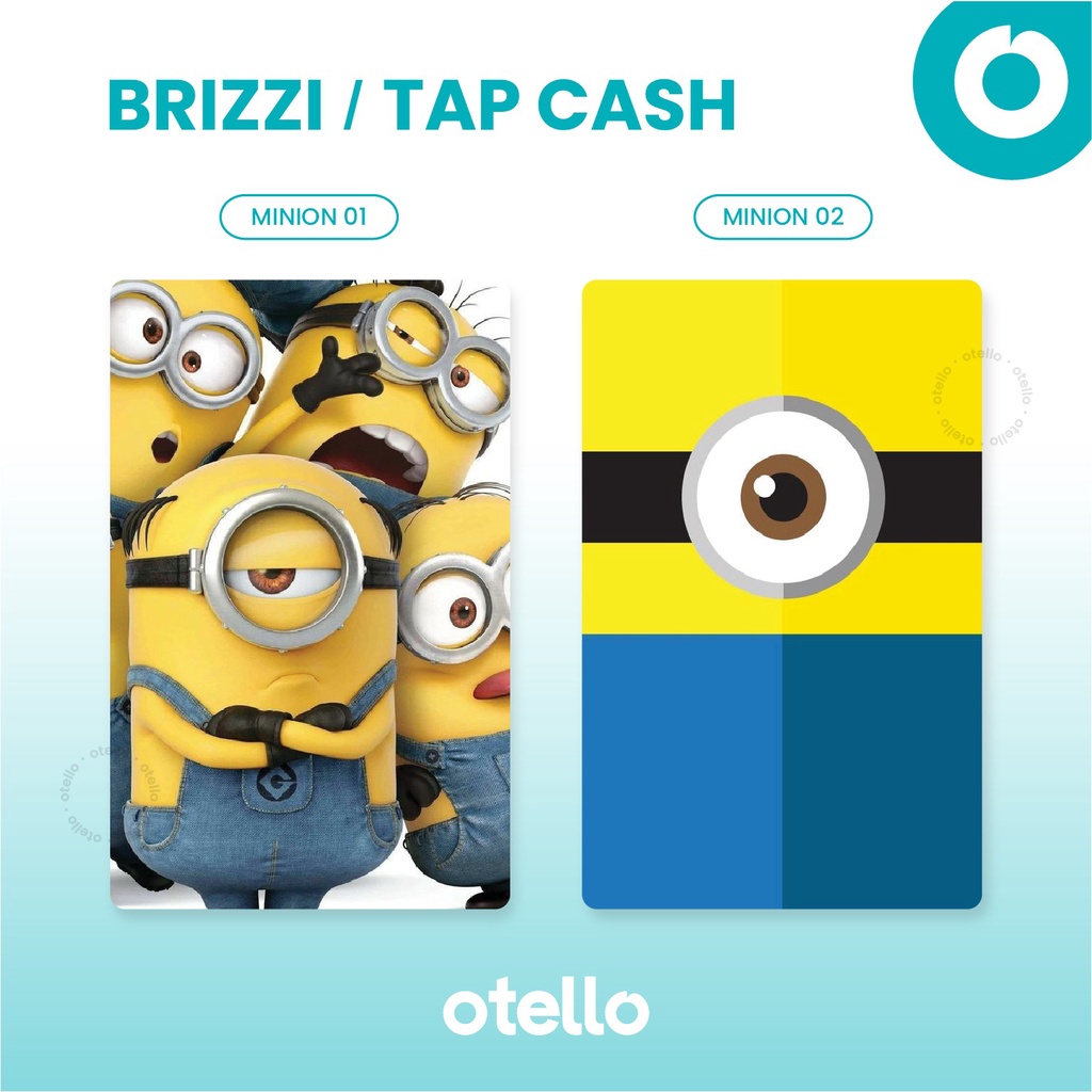 Jual Minion eMoney Flazz Tap Cash Brizzi Kartu Custom Minions eToll ...