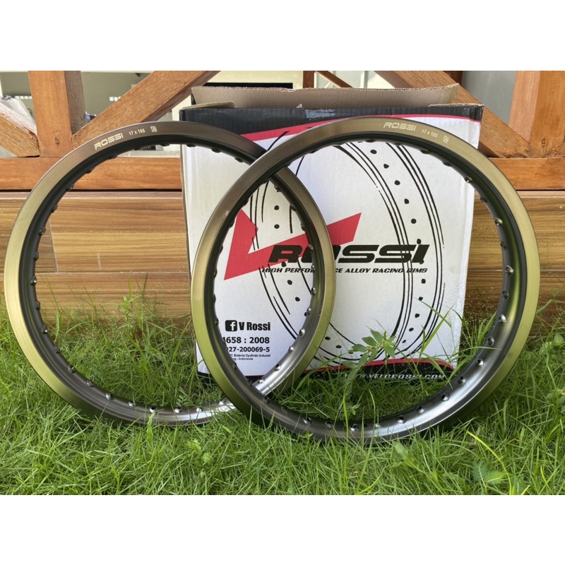 Jual velg pelek Vrossi ring 17 titanium Rossi Titan grey WM 160 185 215 ...