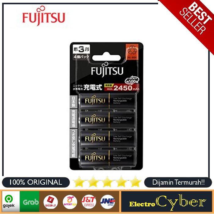 Jual Baterai Fujitsu AA 2450mAh + Charger AA / AAA | Shopee Indonesia