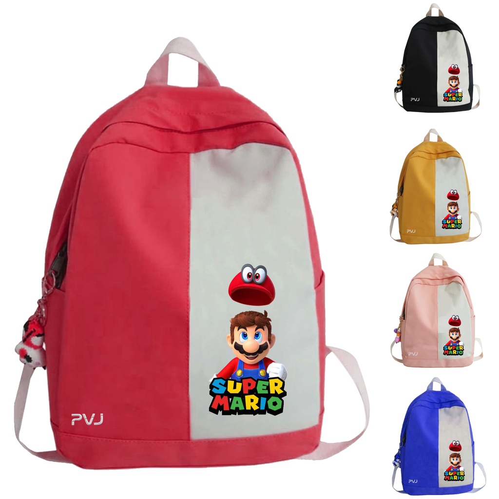 Jual PVJ - Tas Punggung Anak Sekolah Motif Super Mario Bros | Shopee ...