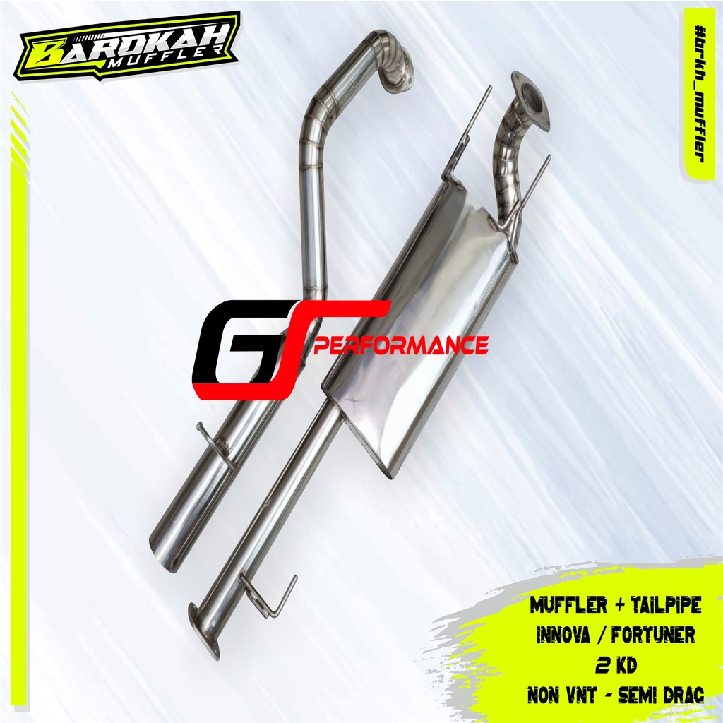 Jual Muffler + Tailpipe INNOVA / FORTUNER 2KD NON VNT | Shopee Indonesia