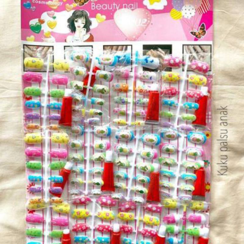 Jual MAINAN KUKU PALSU ISI 10 kuku 1lem | Shopee Indonesia