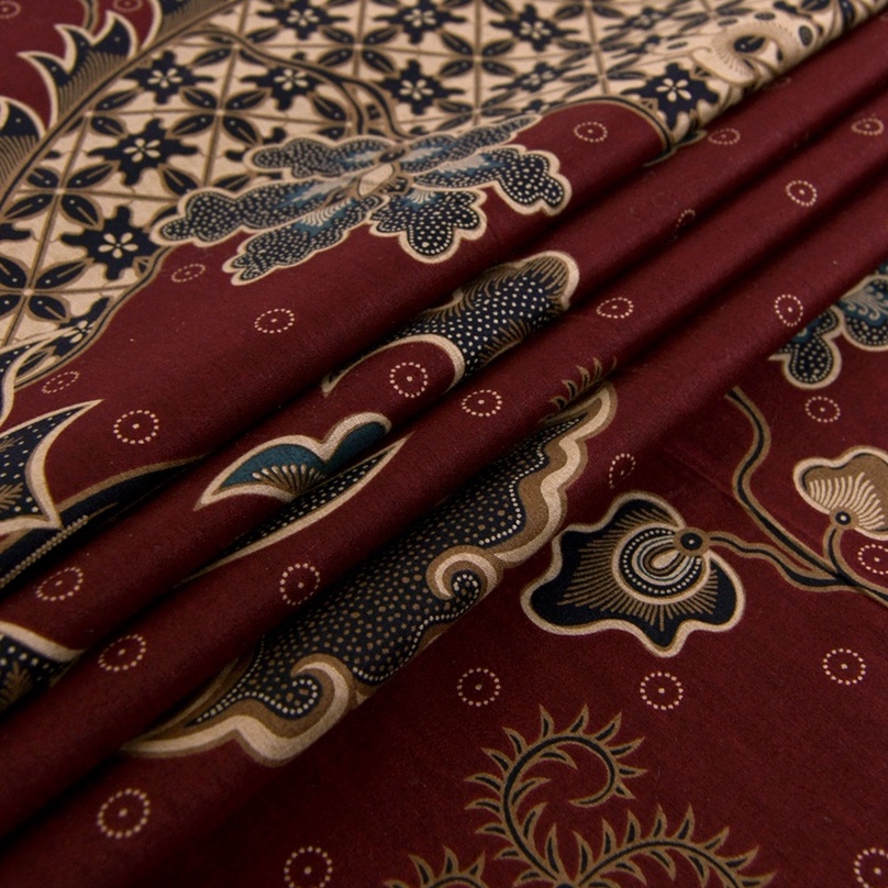 Jual Kain Batik Anargya - Maroon | Shopee Indonesia