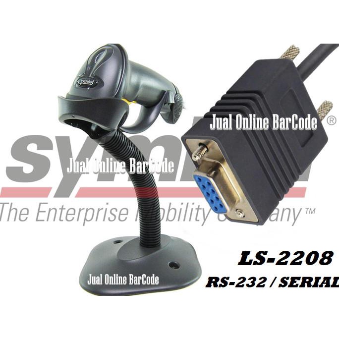Jual SCANNER BARCODE SYMBOL LS2208 USB - LS2208 PS2 - LS2208 SERIAL ...