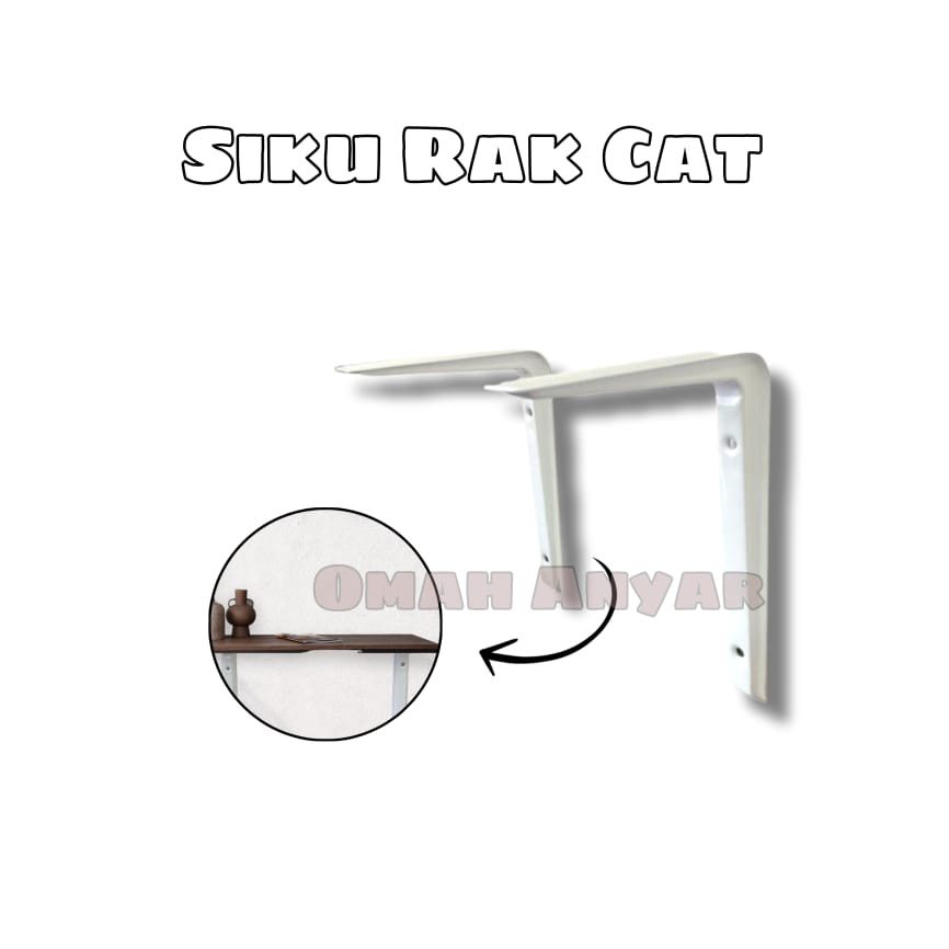 Jual Ambalan Siku Penahan Rak Meja Mebel Fold Bracket Lancip(tipis ...
