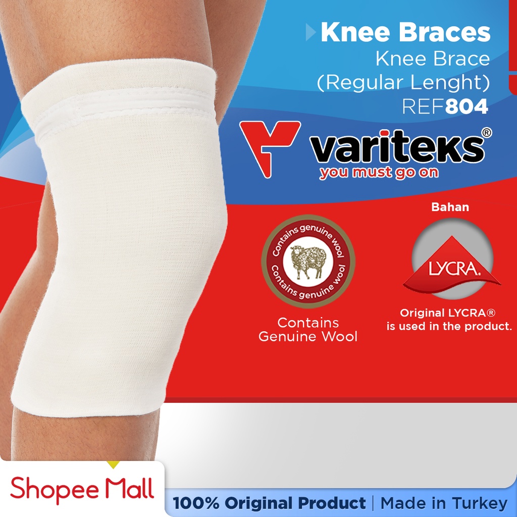Jual VARITEKS 804 Knee Brace (Regular Lenght) | Shopee Indonesia