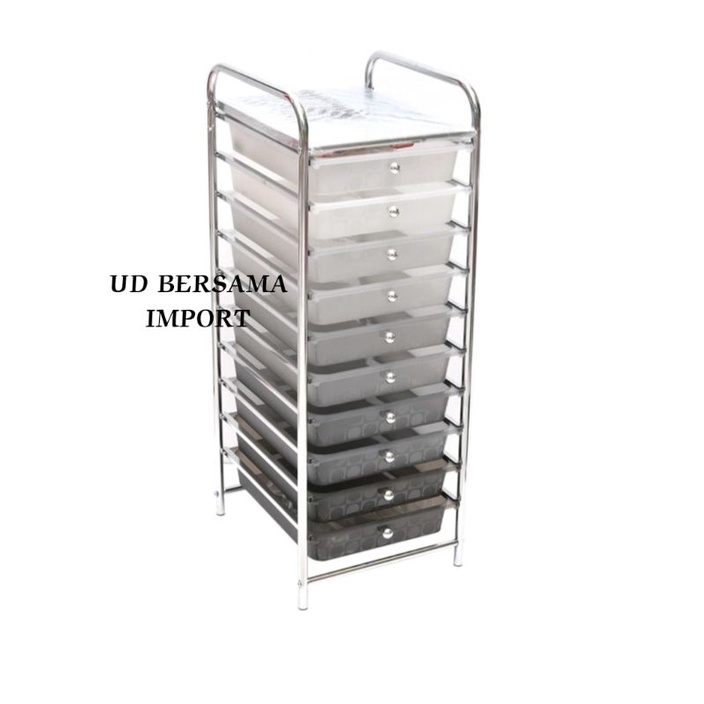 Jual KRISBOW Troli Dengan 10 Laci Penyimpanan/Troli Salon/Laci ...