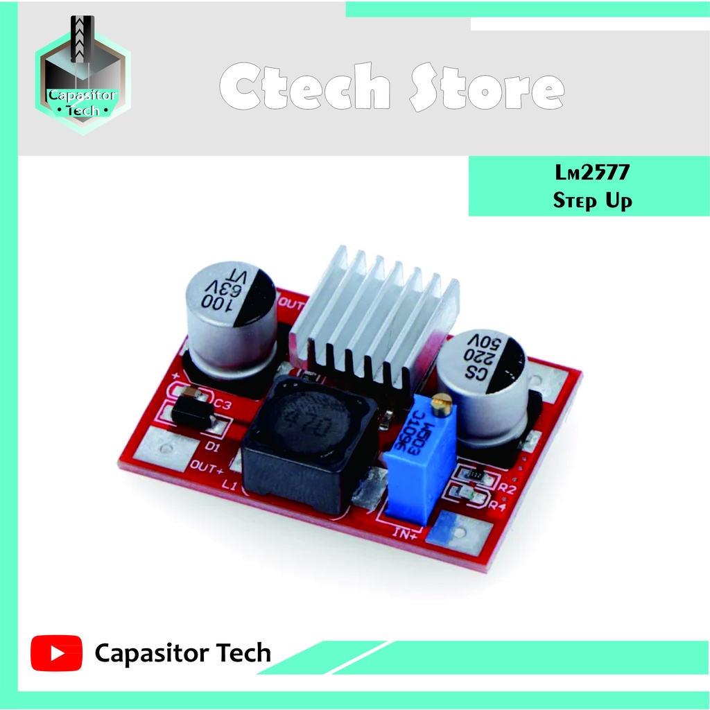 Jual LM2577 DC-DC Step Up Module, Modul Regulator Tegangan dan ...